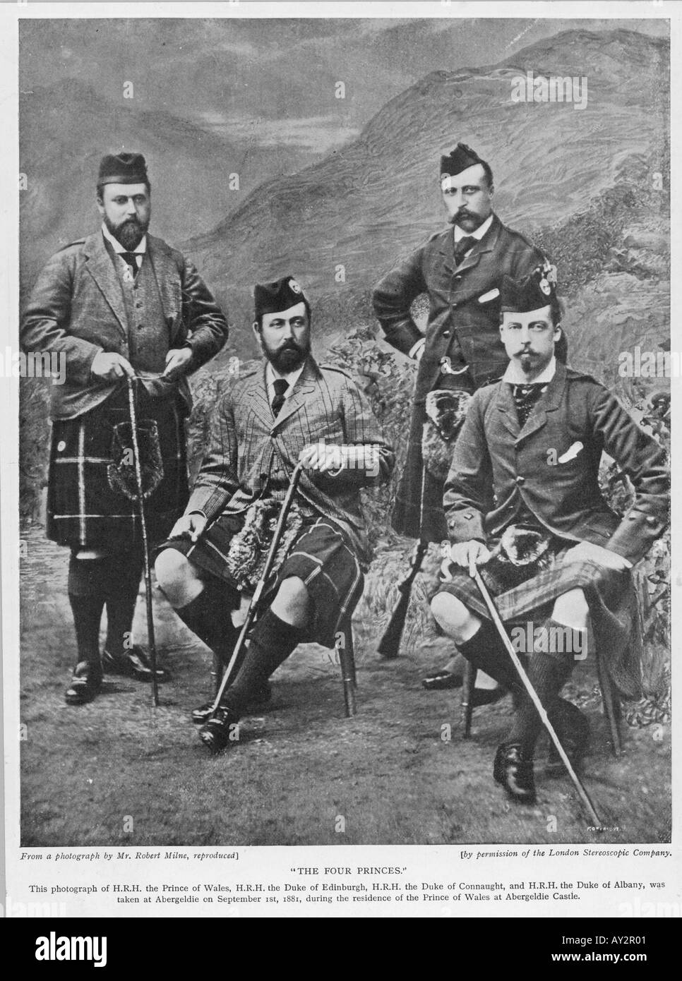 Edward Vii Brothers Stock Photo - Alamy