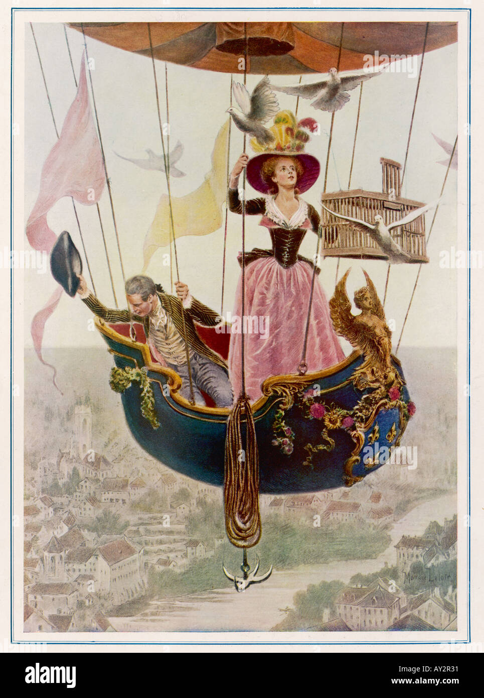 First balloon flight hi-res stock photography and images - Alamy