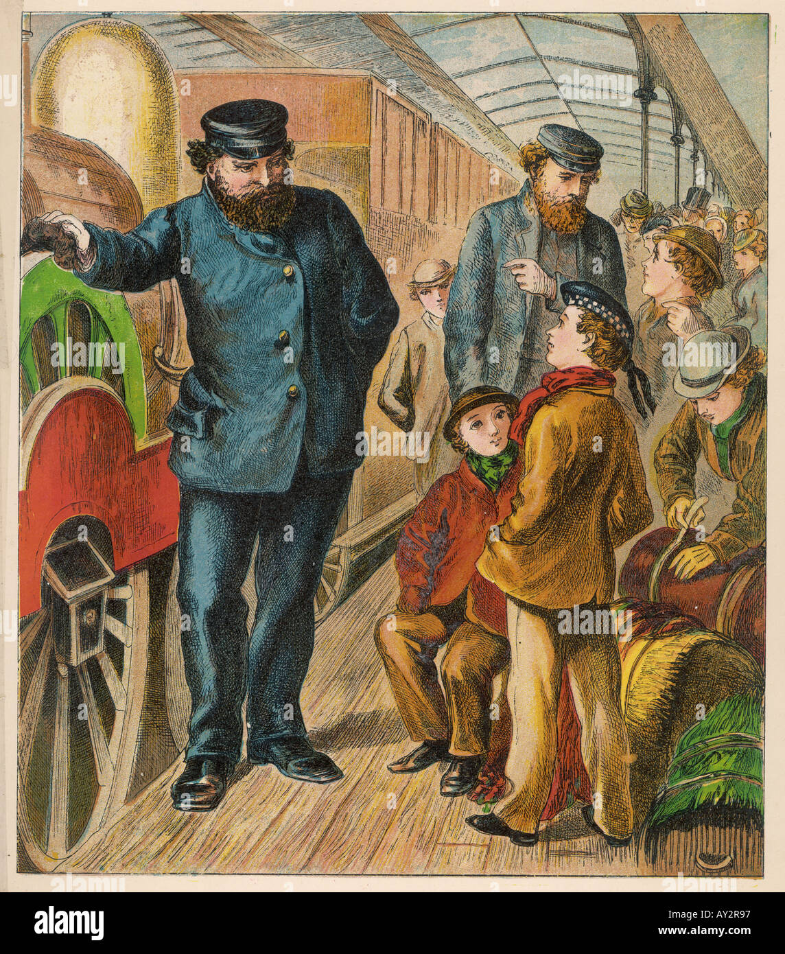 Talking To The Driver Stock Photo - Alamy