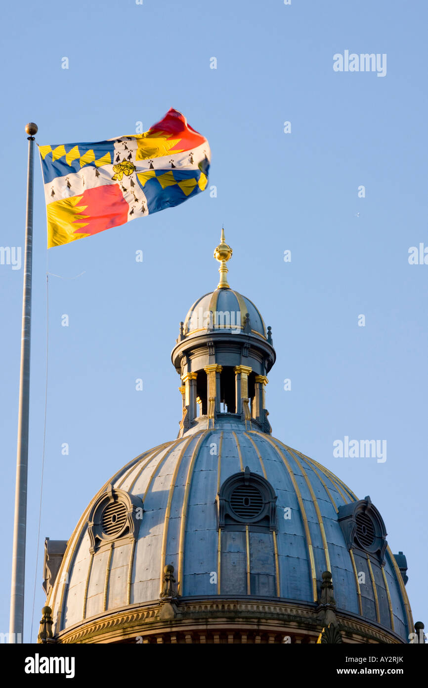 UK england Birmingham council house daytime flag Stock Photo - Alamy