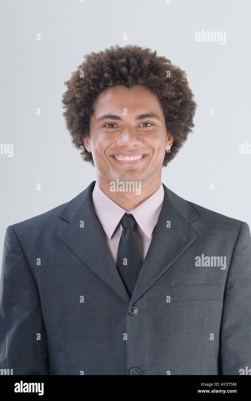 Mixed Race man wearing suit Stock Photo - Alamy