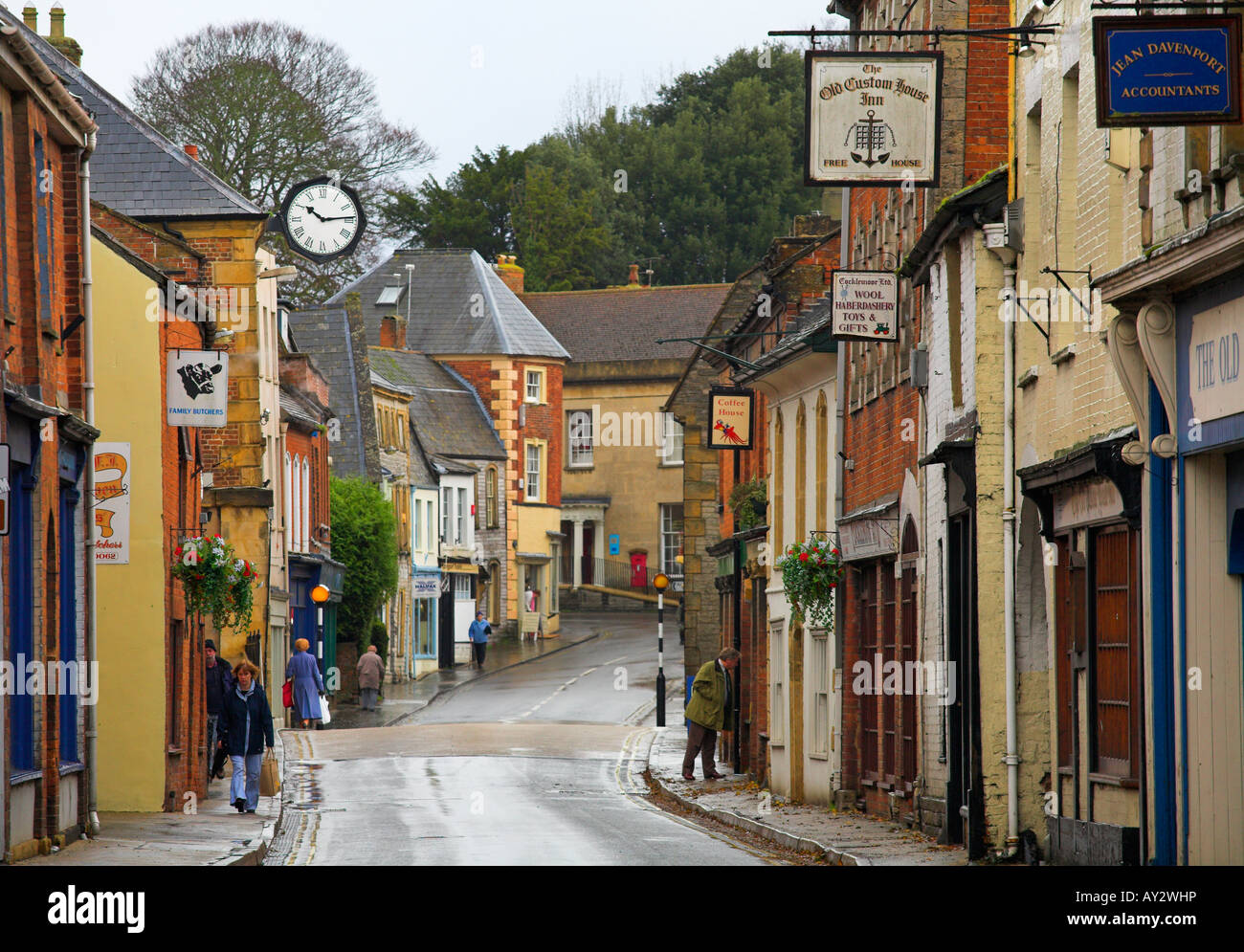 Cheapside, Langport, Somerset, England Stock Photo - Alamy