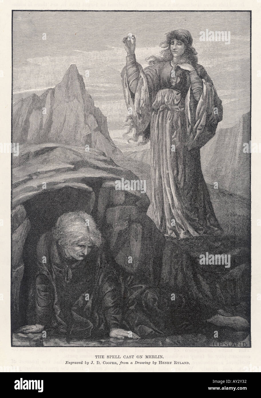 Merlin myth hi-res stock photography and images - Alamy