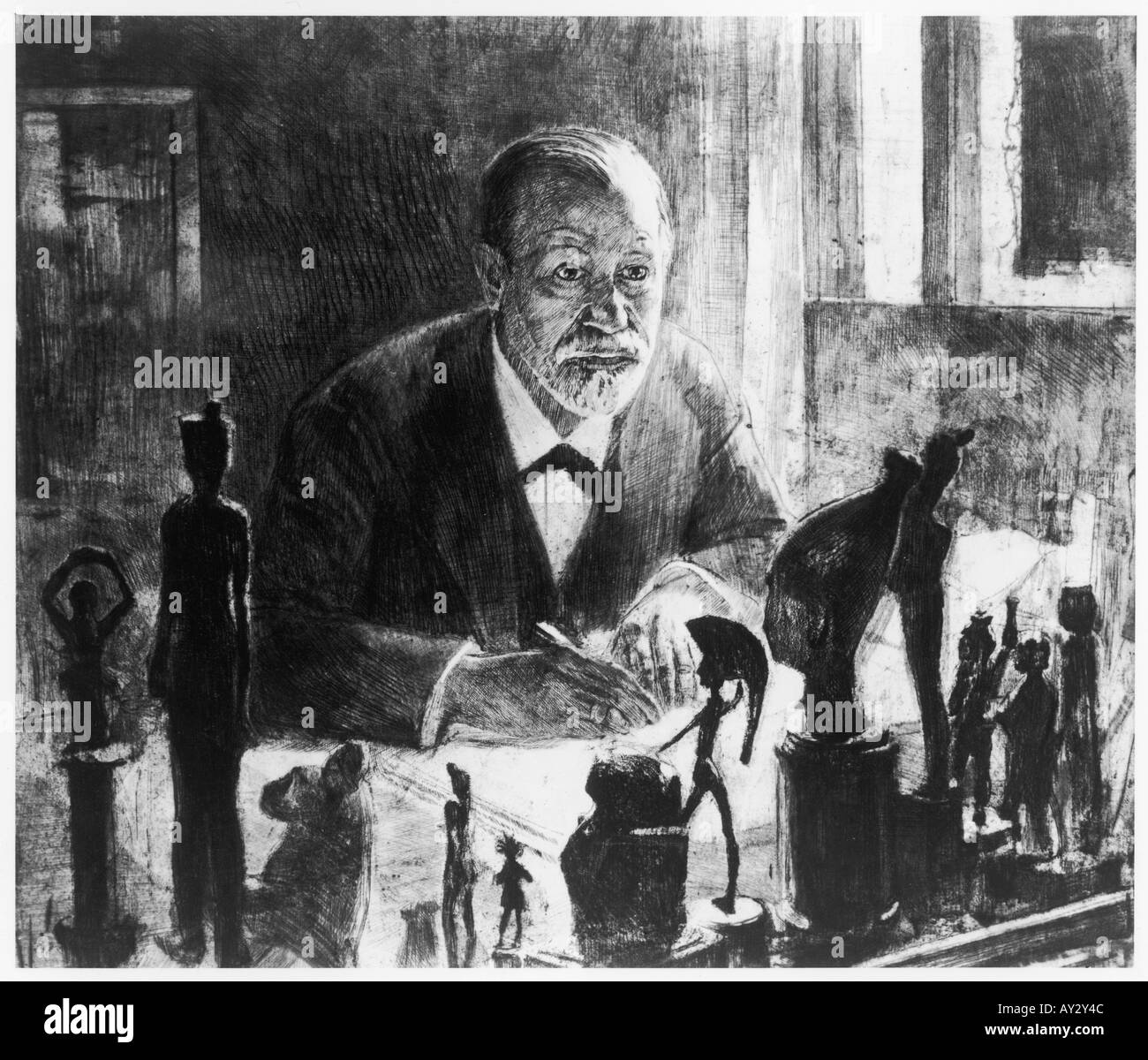 Sigmund freud desk hi-res stock photography and images - Alamy