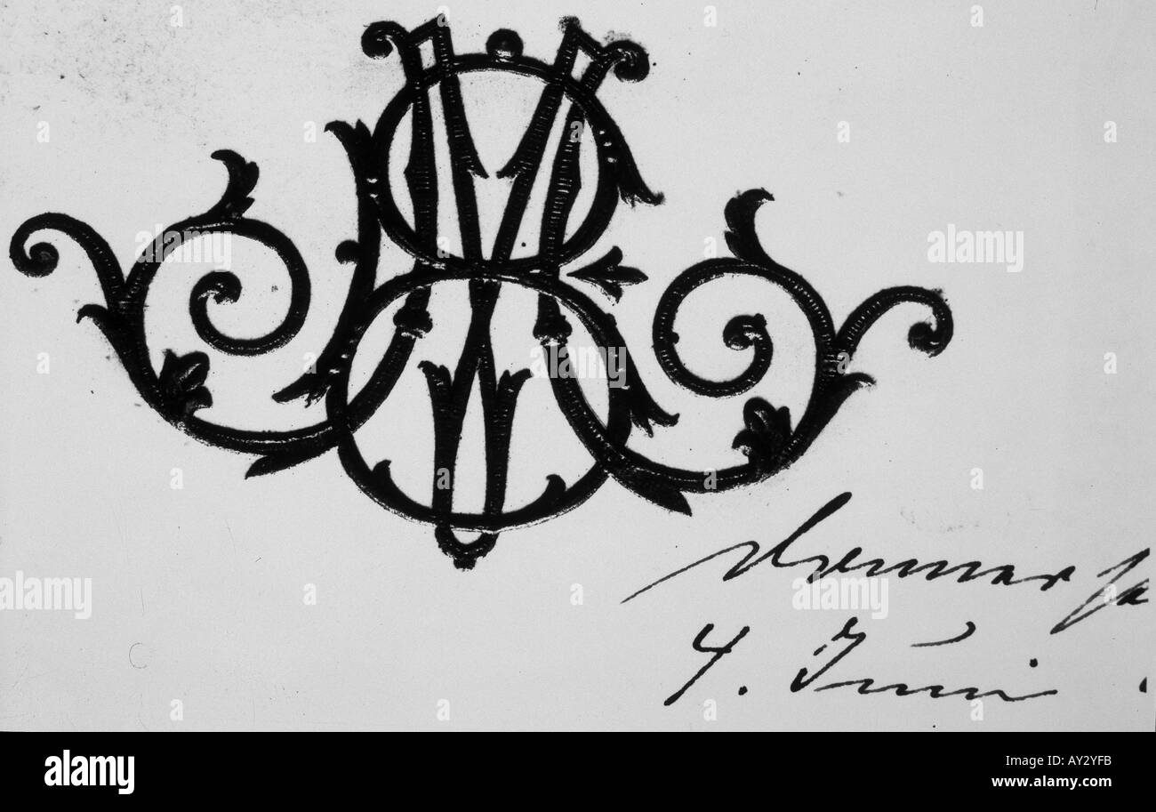 Monograms hi-res stock photography and images - Alamy