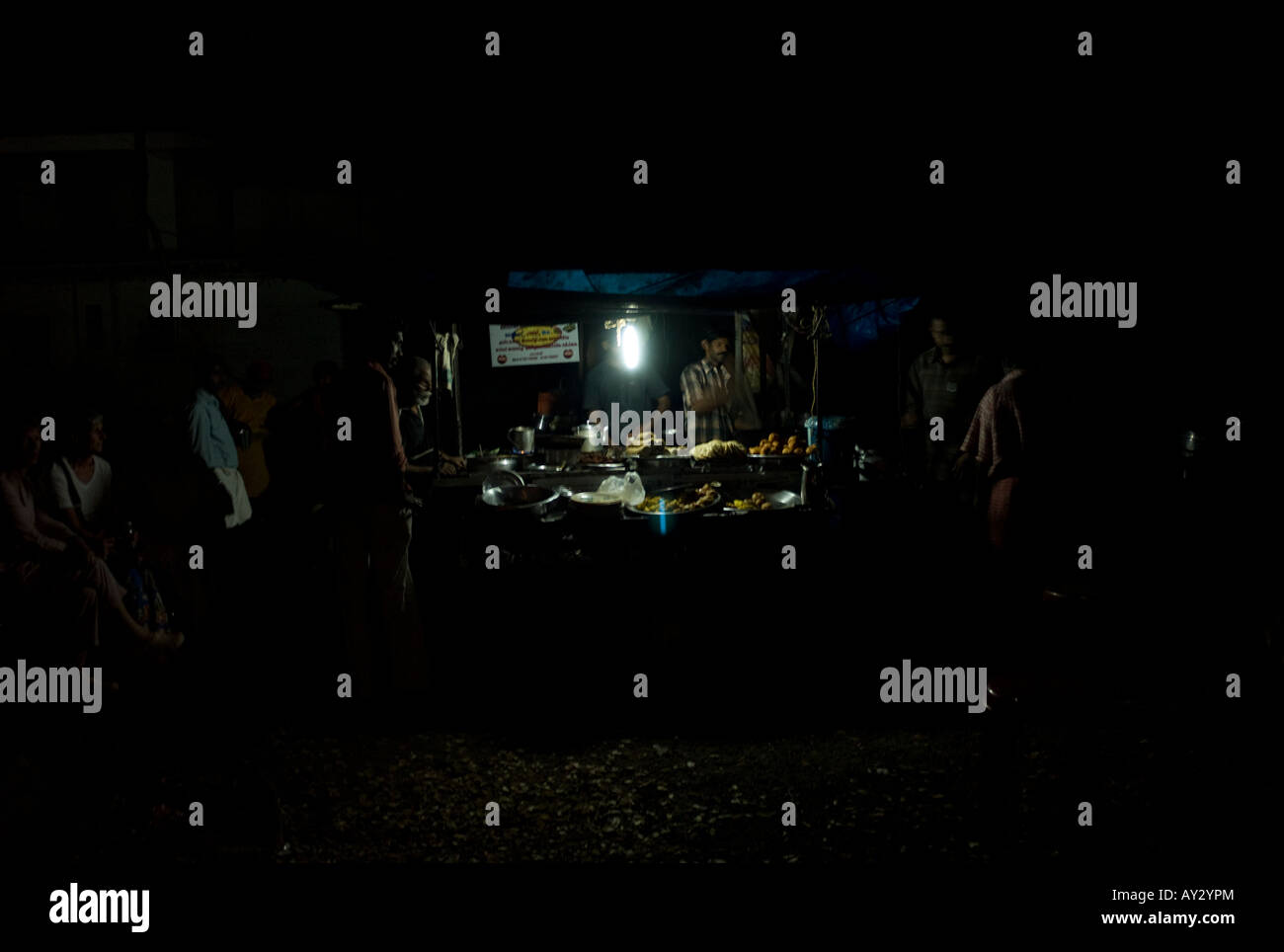 Night market, India Stock Photo - Alamy