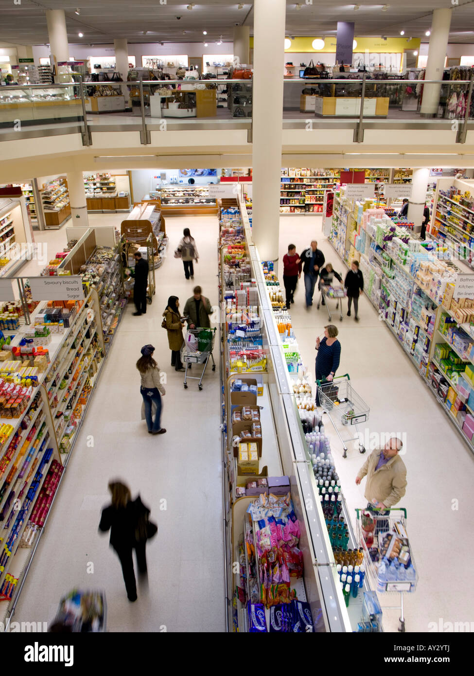 Waitrose interior store hi-res stock photography and images - Alamy