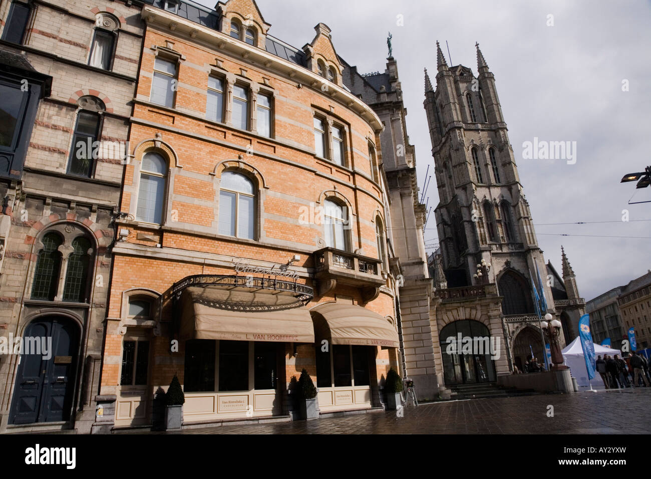 Old and new flemish architecture ghent hi-res stock photography and ...