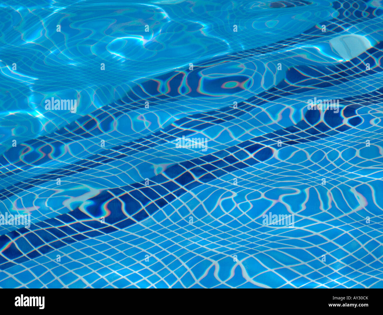 Swimming pool full of clean water Stock Photo - Alamy