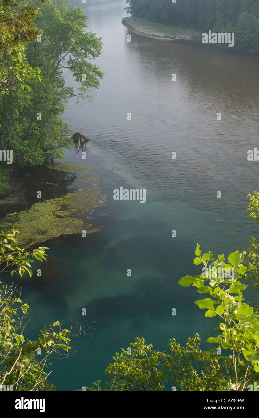 Sunrise on the Current River Stock Photo - Alamy