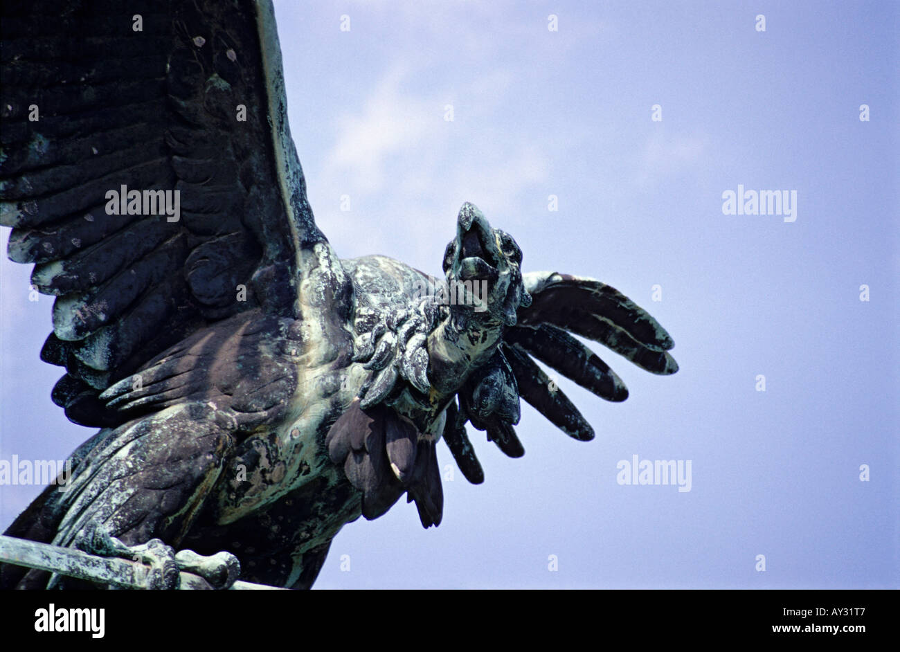 Eagle Statue, Buda Castle, Budapest (Hungary Stock Photo - Alamy