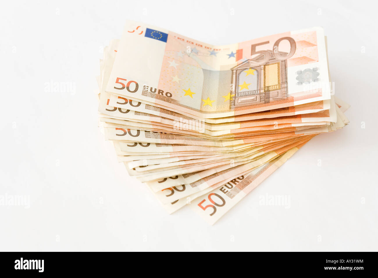 Bank notes European Union 50 Euro Stock Photo - Alamy