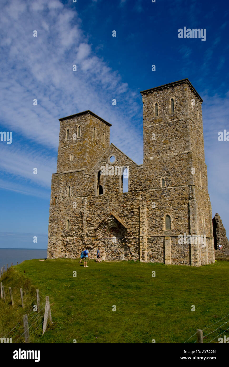 Reculver towers thames kent hi-res stock photography and images - Alamy