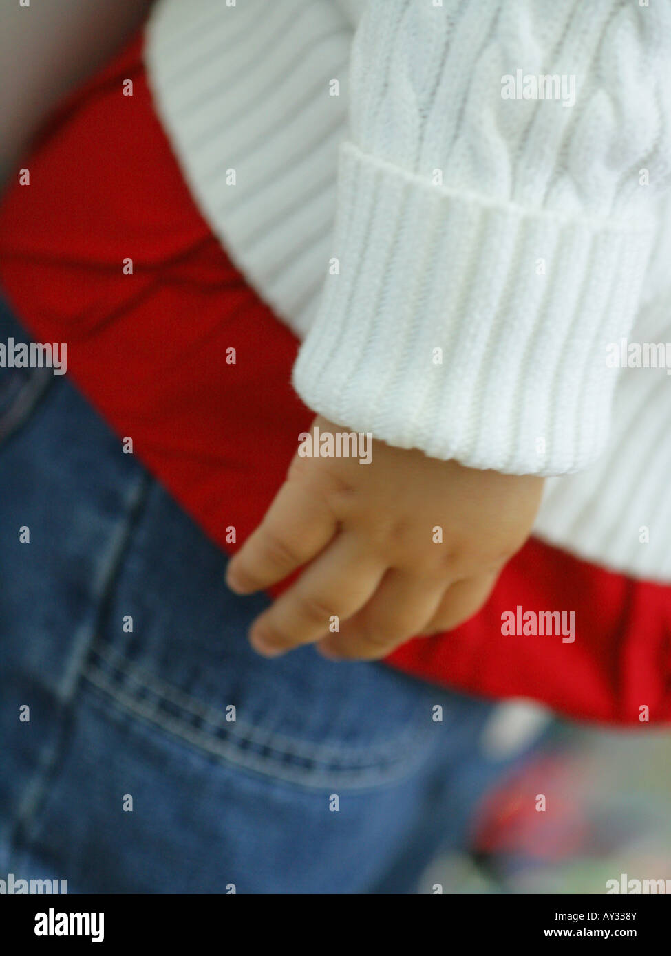 Mid section view of a baby girl Stock Photo - Alamy