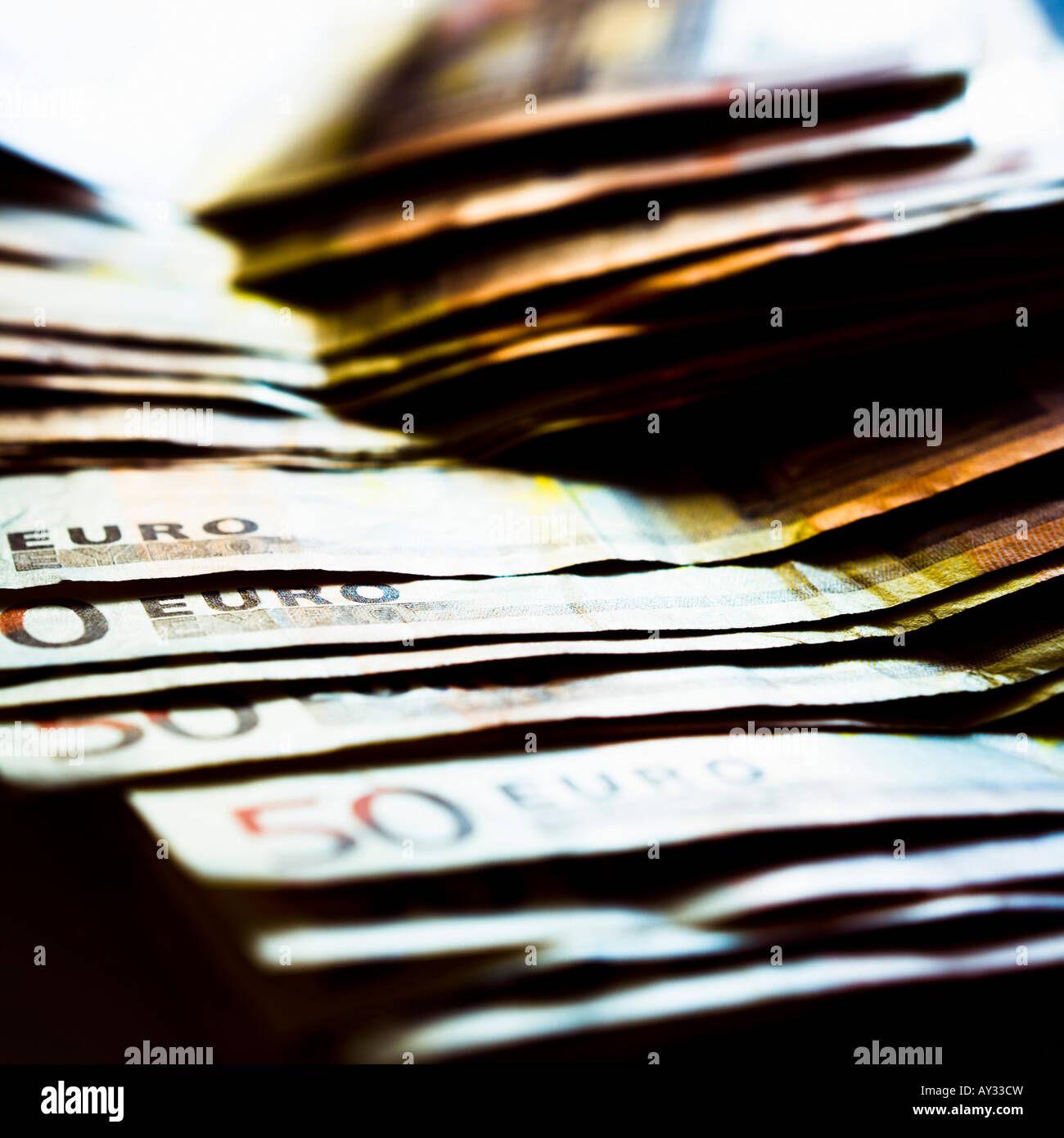 Bank notes European Union 50 Euro Stock Photo - Alamy