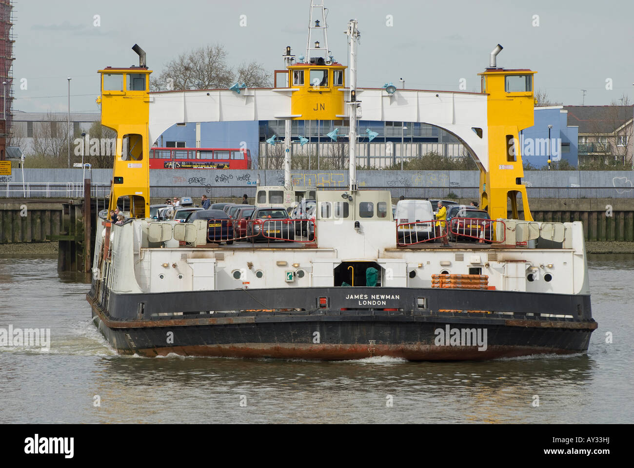 Cars On The Woolwich Ferry High Resolution Stock Photography and Images ...