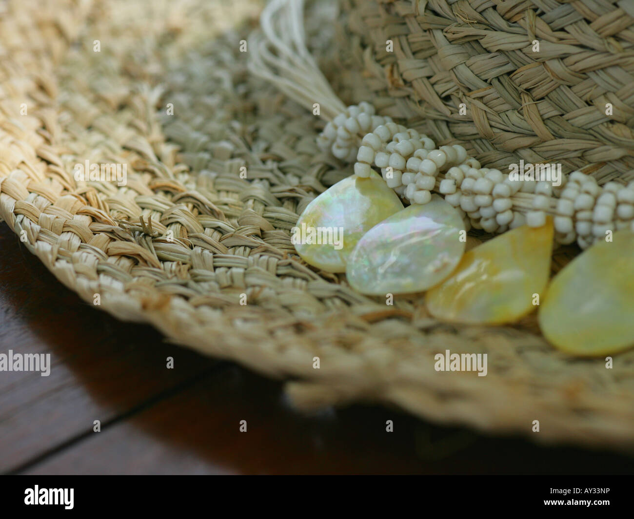 Close-up of a straw hat Stock Photo - Alamy
