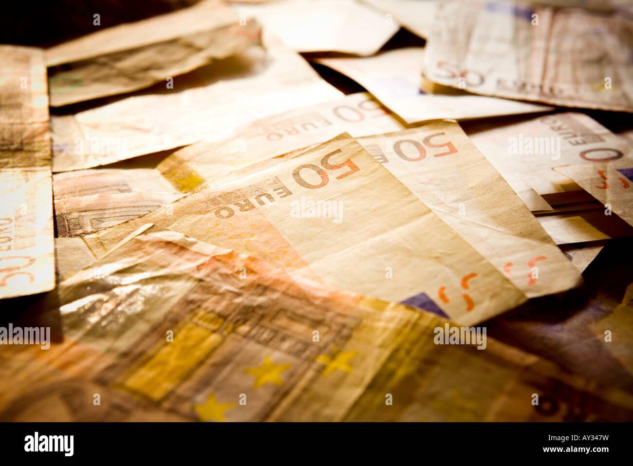 Bank notes European Union 50 Euro Stock Photo - Alamy