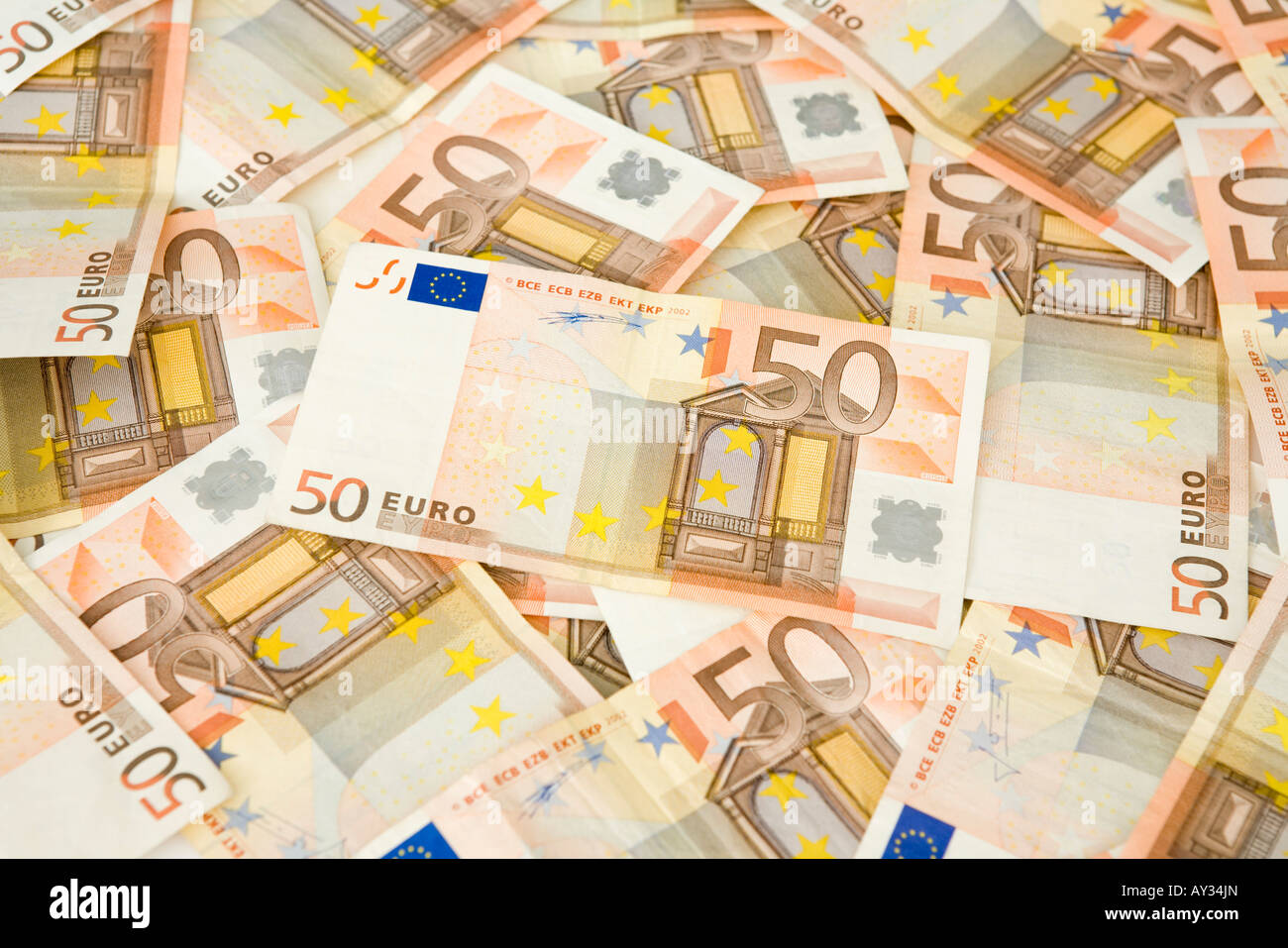 Bank notes European Union 50 Euro Stock Photo - Alamy