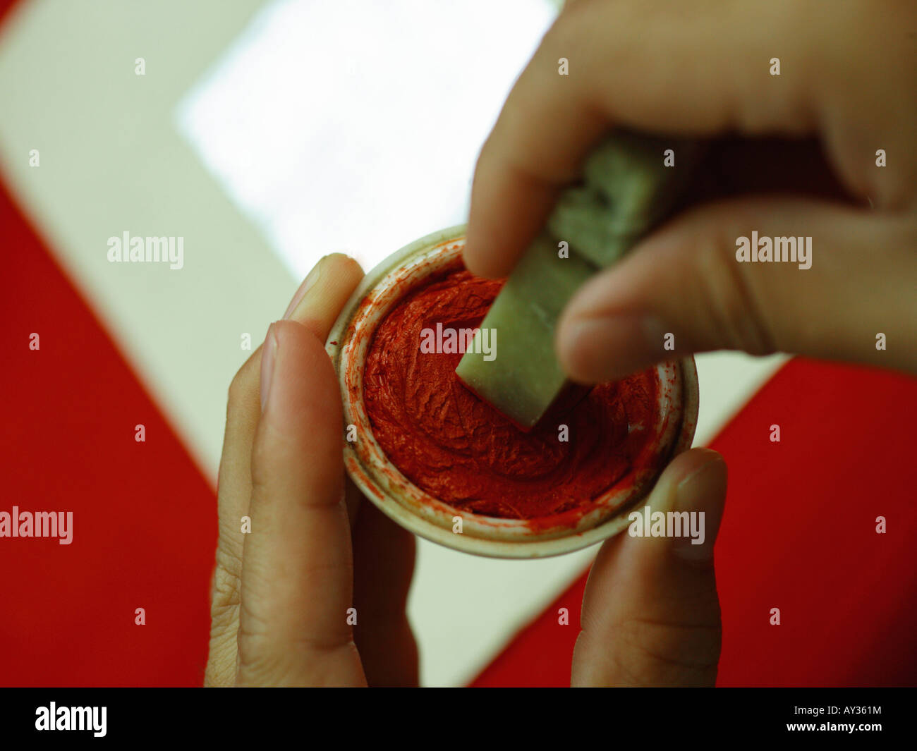 Red ink seal hi-res stock photography and images - Alamy