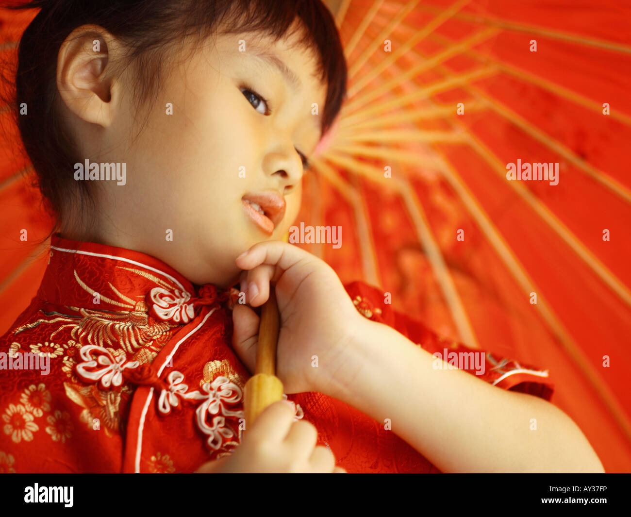 Girl with a parasol hi-res stock photography and images - Alamy