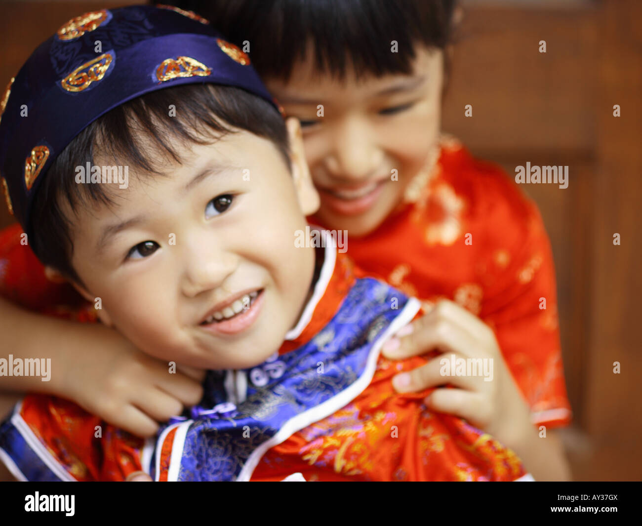 Chinese asian sister and brother 5 6 hi-res stock photography and ...