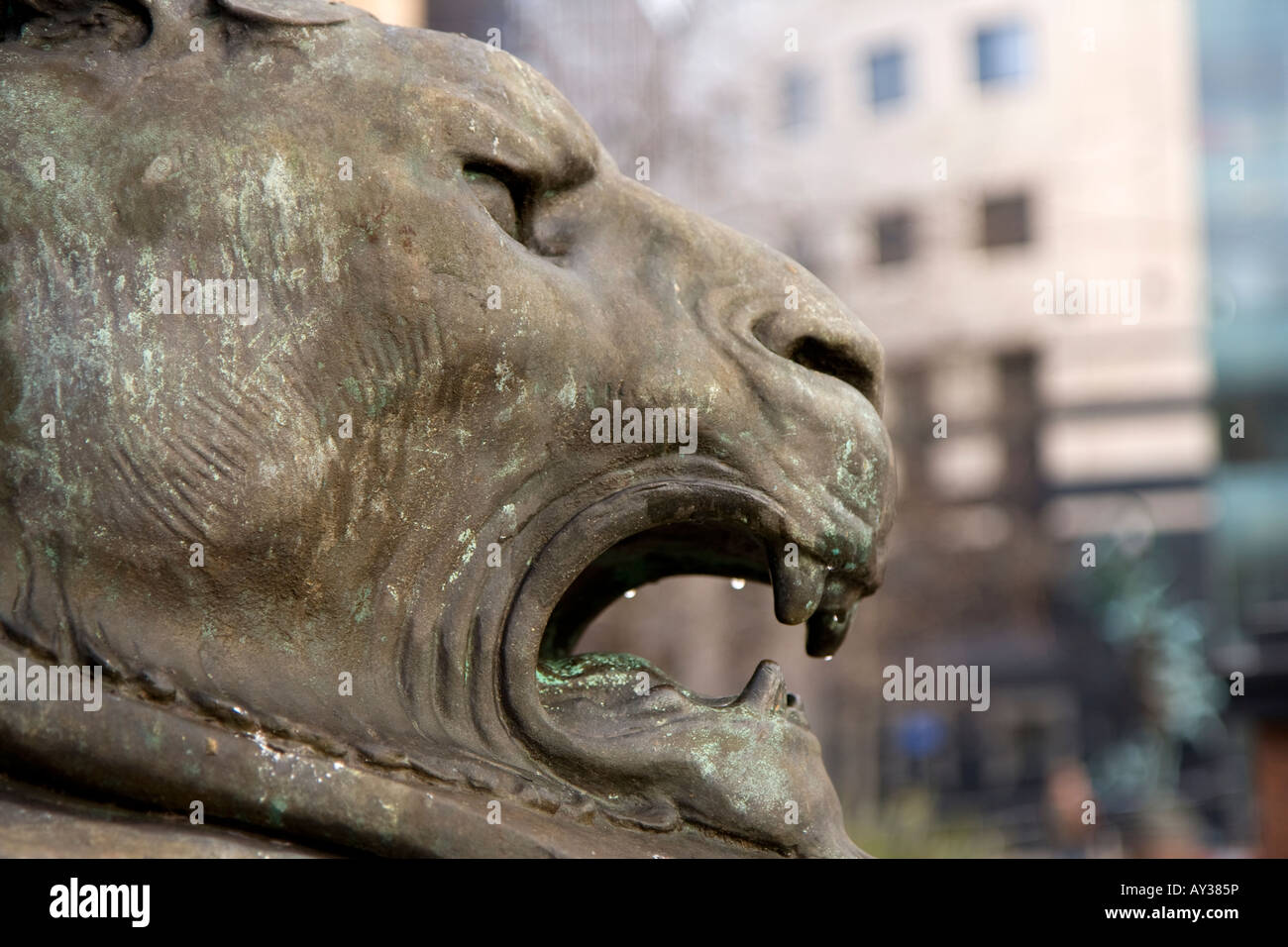 Detail shot of Statue of Edward Prince of Wales the Black Prince in ...