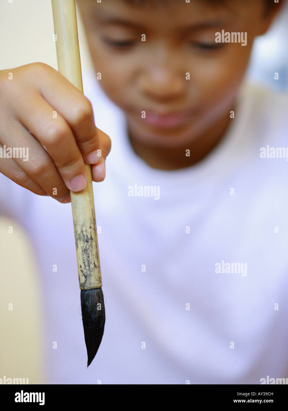 Japanese calligraphy boy hi-res stock photography and images - Alamy