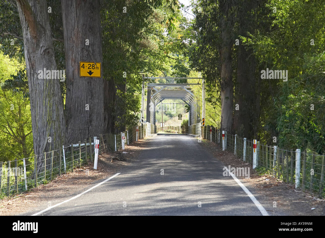 Bridge across Mangaone River Rissington near Napier Hawkes Bay North ...