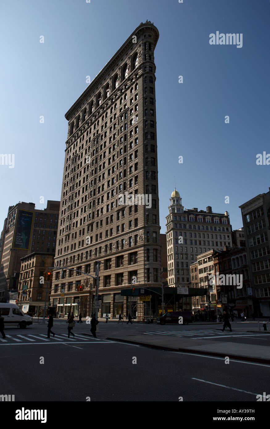 Flatiron Building in New York Manhattan Stock Photo - Alamy