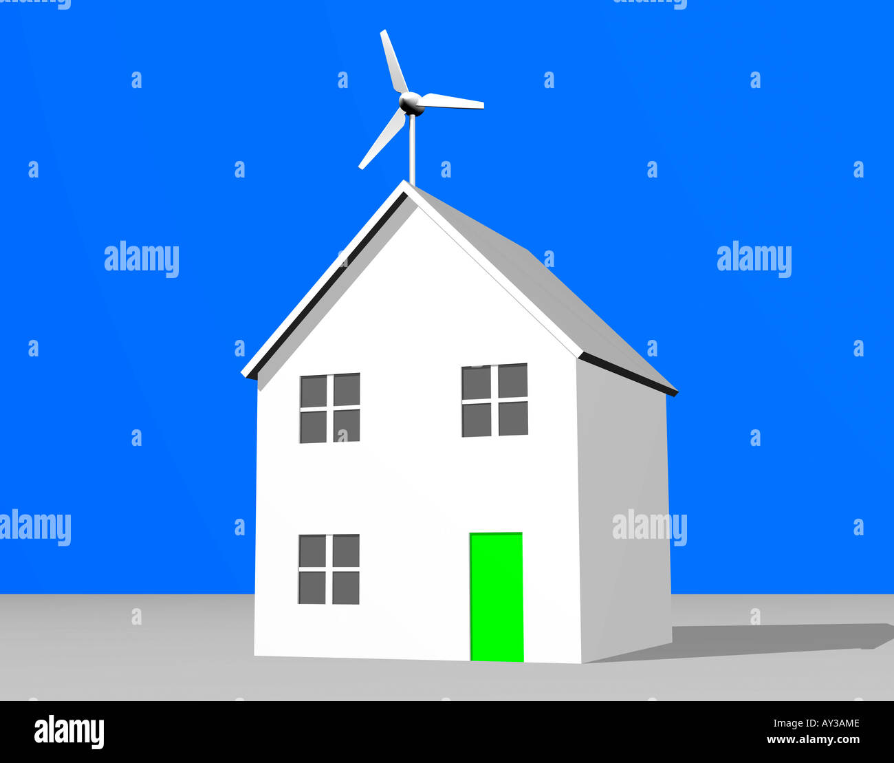 Wind Turbine On Roof Of House at Robbin Wood blog