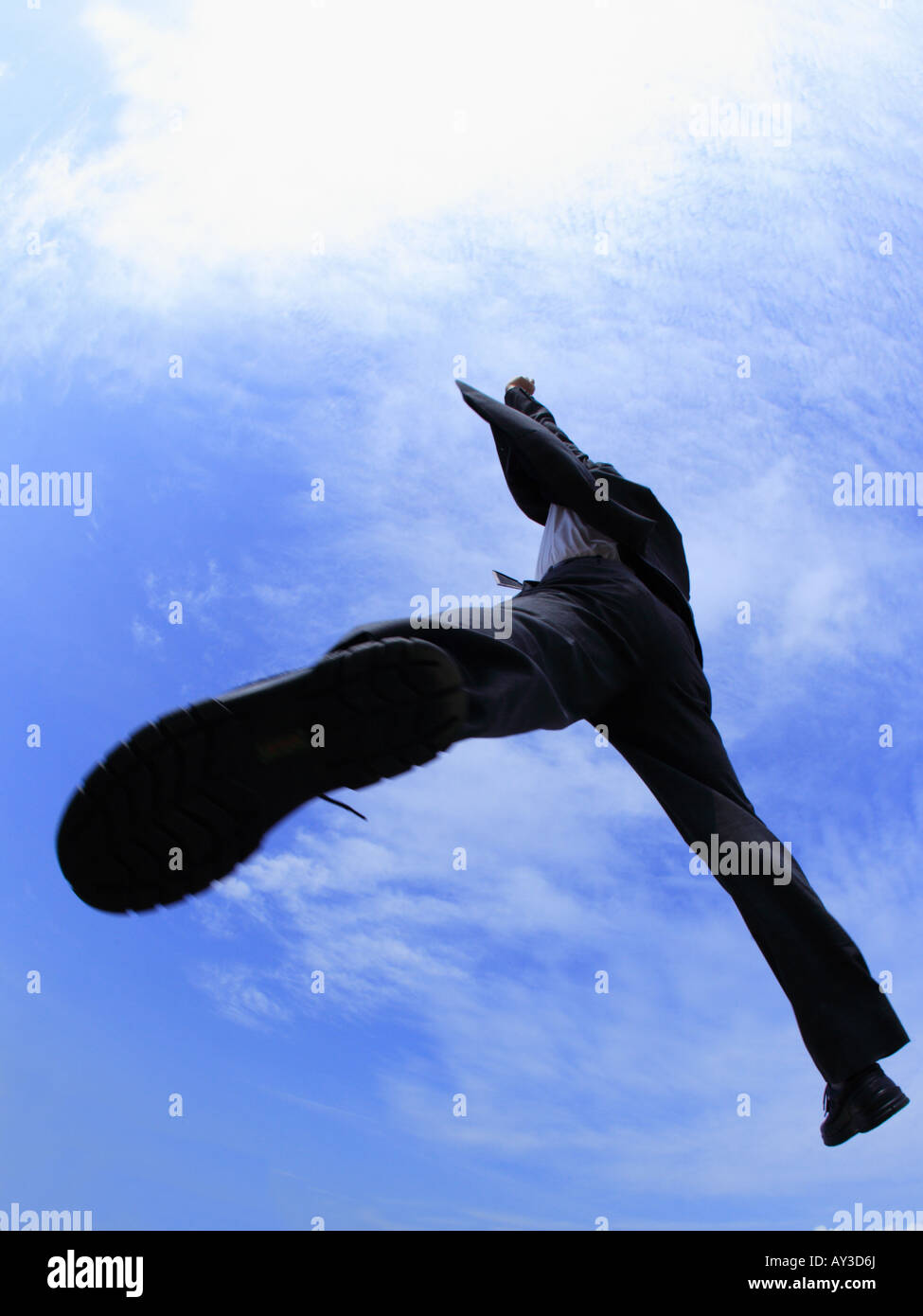 Dressed success low angle hi-res stock photography and images - Alamy
