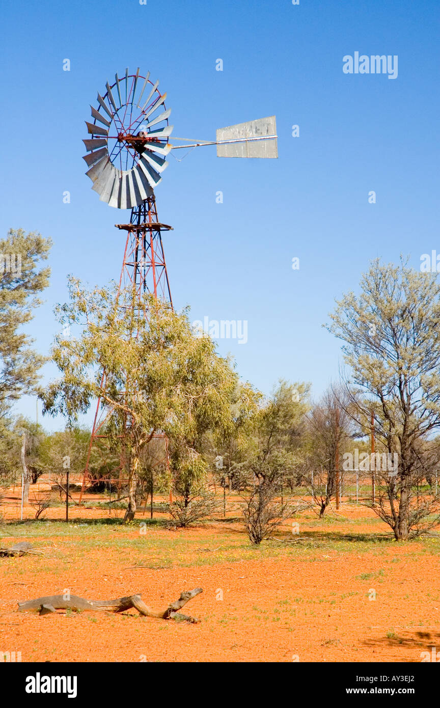 Bore water windmill hi-res stock photography and images - Alamy
