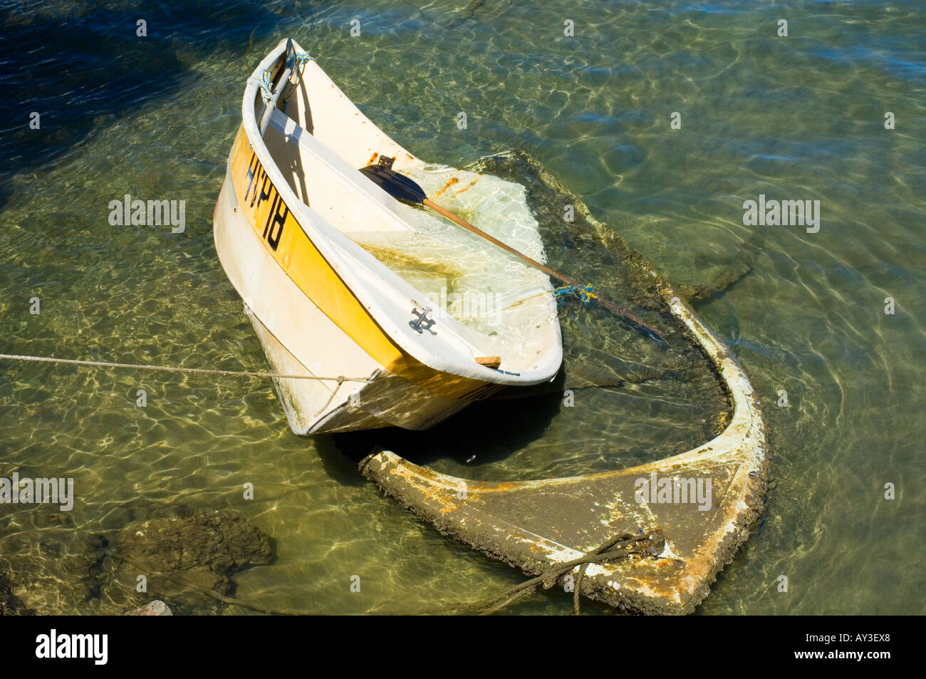 Pair of dinghies Stock Photo - Alamy