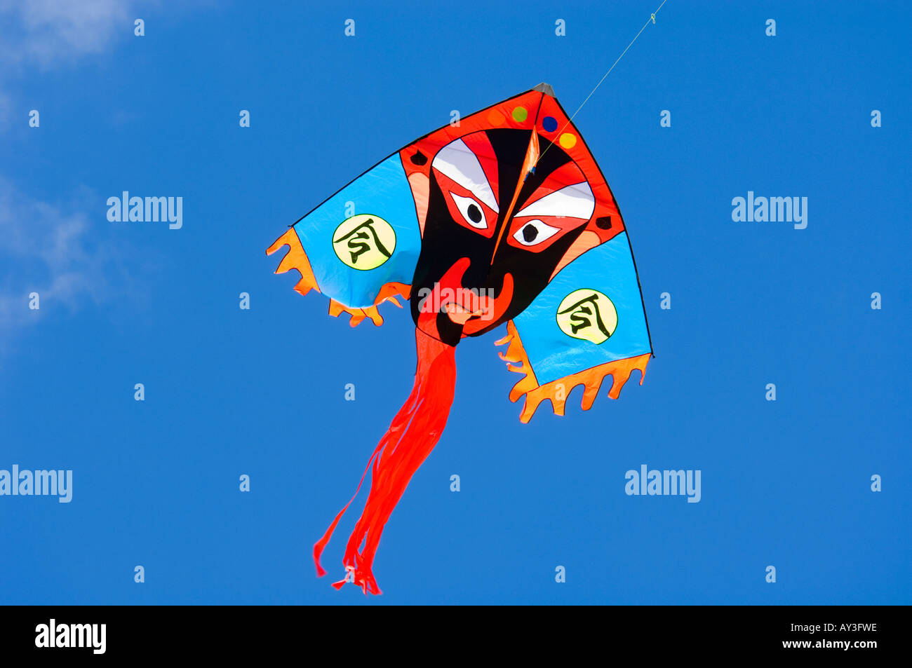 Colourful novelty kite Stock Photo - Alamy