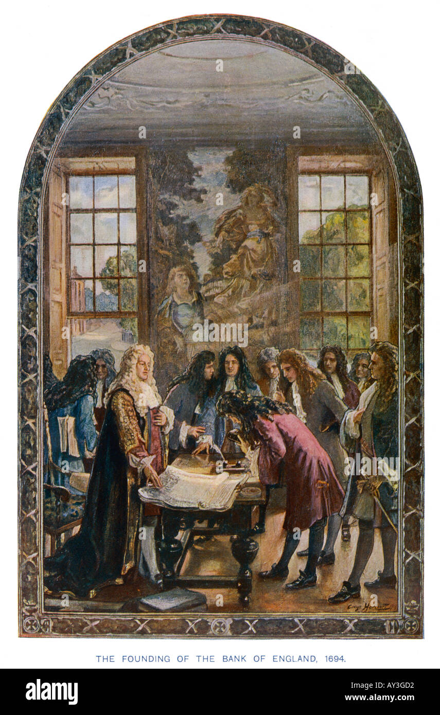 Bank Of England Founded Stock Photo - Alamy