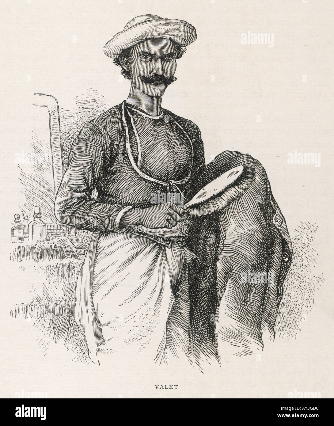 Indian servants india hi-res stock photography and images - Alamy