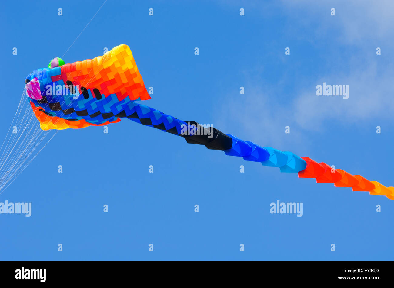 Blue yellow kite hi-res stock photography and images - Alamy