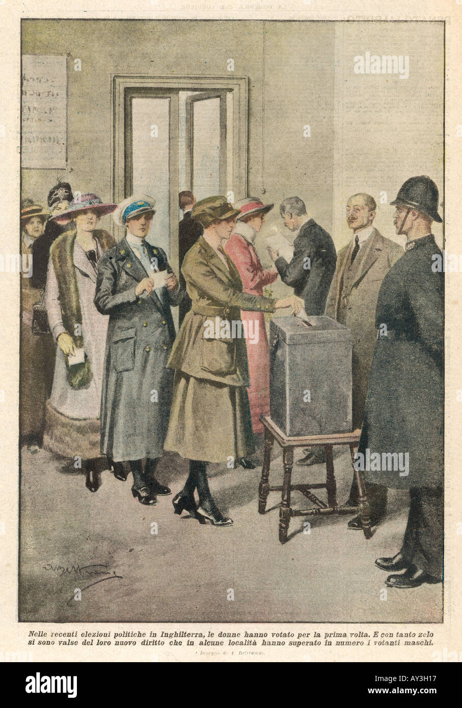 Women Voting 1918 Stock Photos & Women Voting 1918 Stock Images - Alamy
