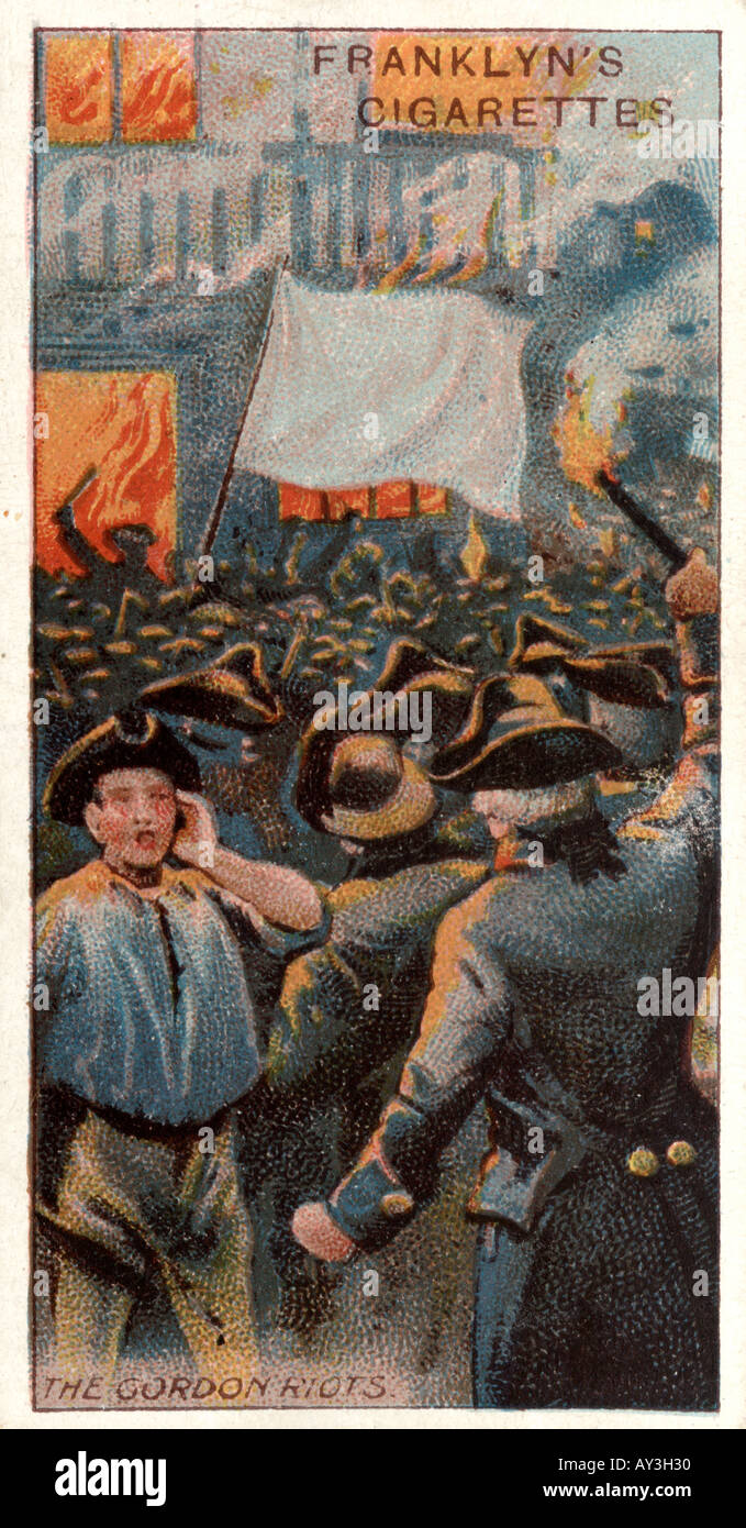Gordon Riots Colour Stock Photo - Alamy