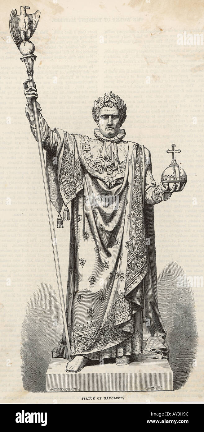 Emperor napoleon i statue hi-res stock photography and images - Alamy