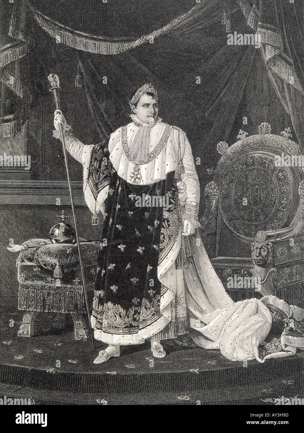 Napoleon i at his coronation hi-res stock photography and images - Alamy