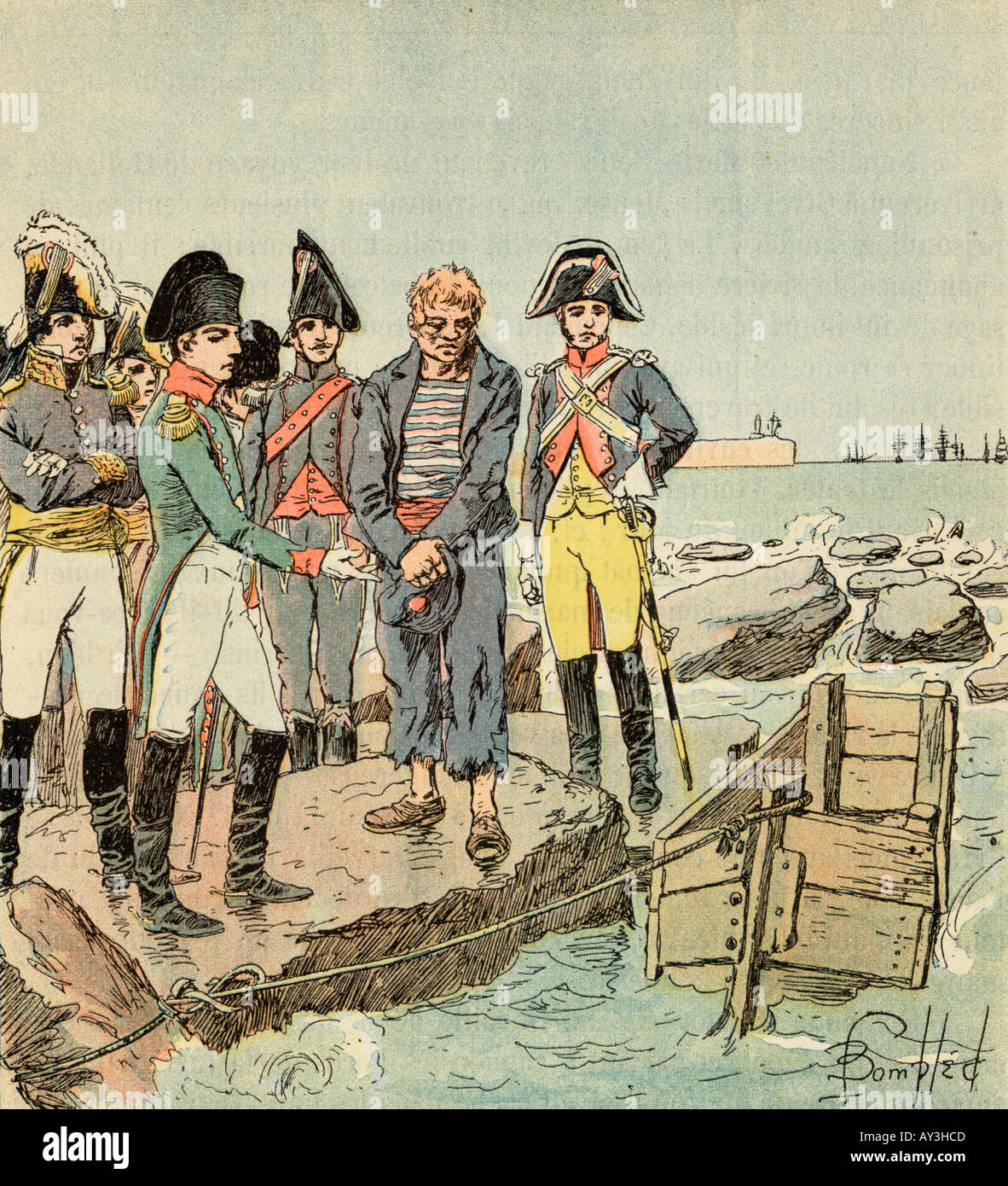 With English Sailor Stock Photo - Alamy