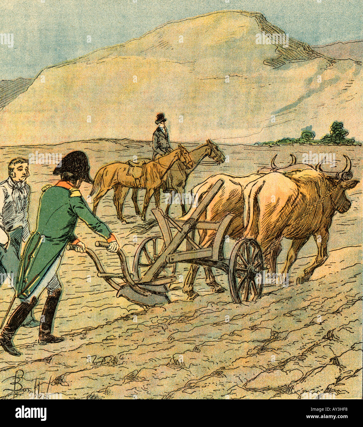 Hand Plowing High Resolution Stock Photography and Images - Alamy