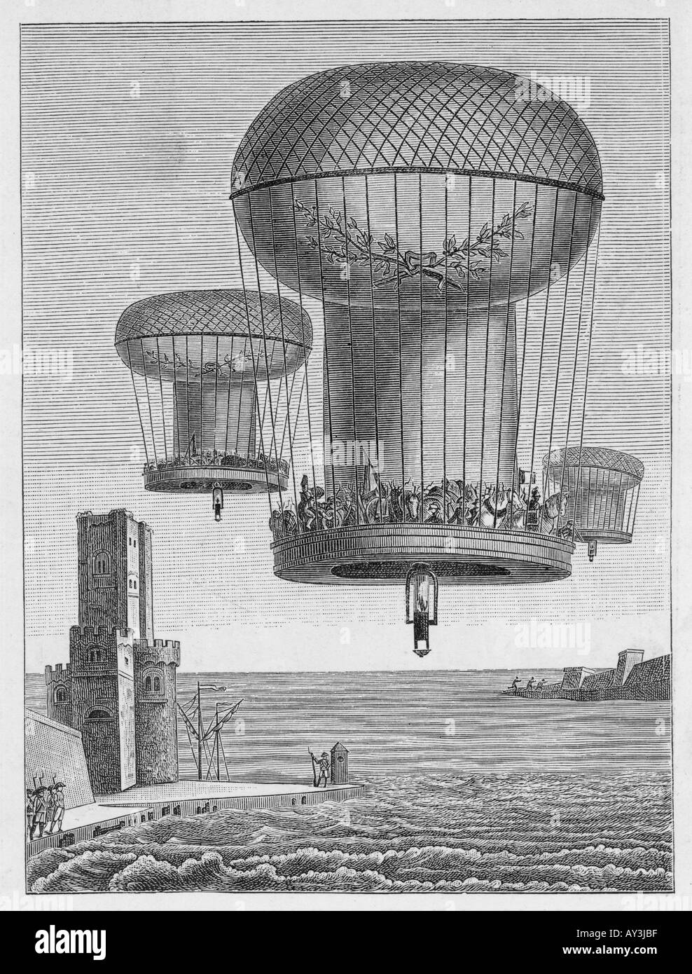 Large balloons Black and White Stock Photos & Images - Alamy