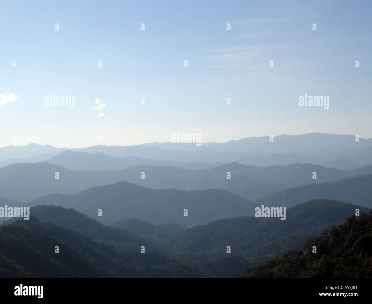 Mountains. Samoeng. North Thailand. Chiang Mai Stock Photo - Alamy