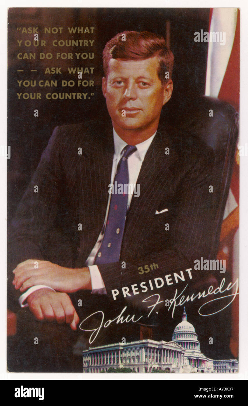 John Fitzgerald Kennedy Stock Photo - Alamy