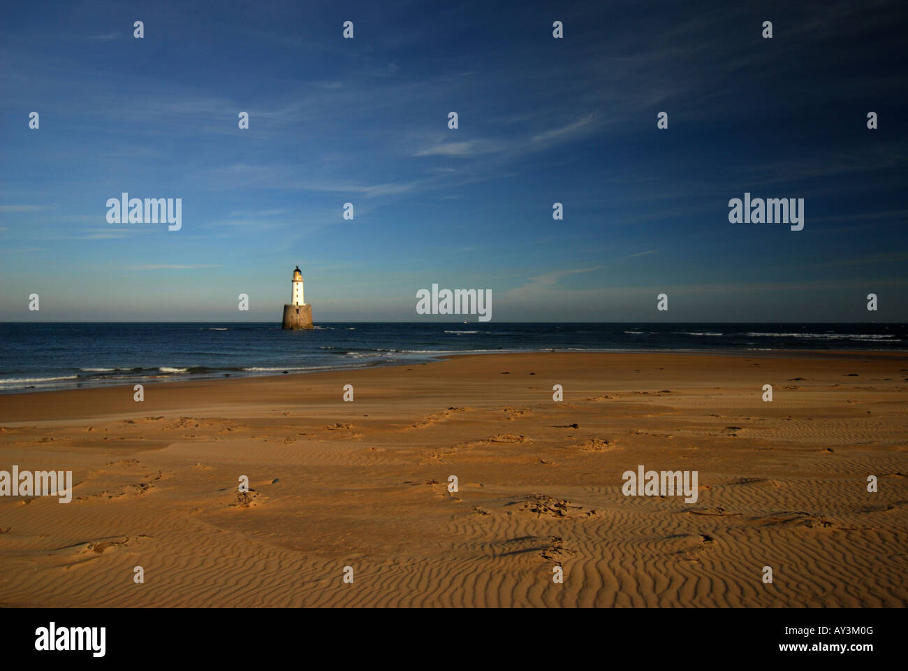 Rattray Head lighthouse north east Scotland Stock Photo - Alamy