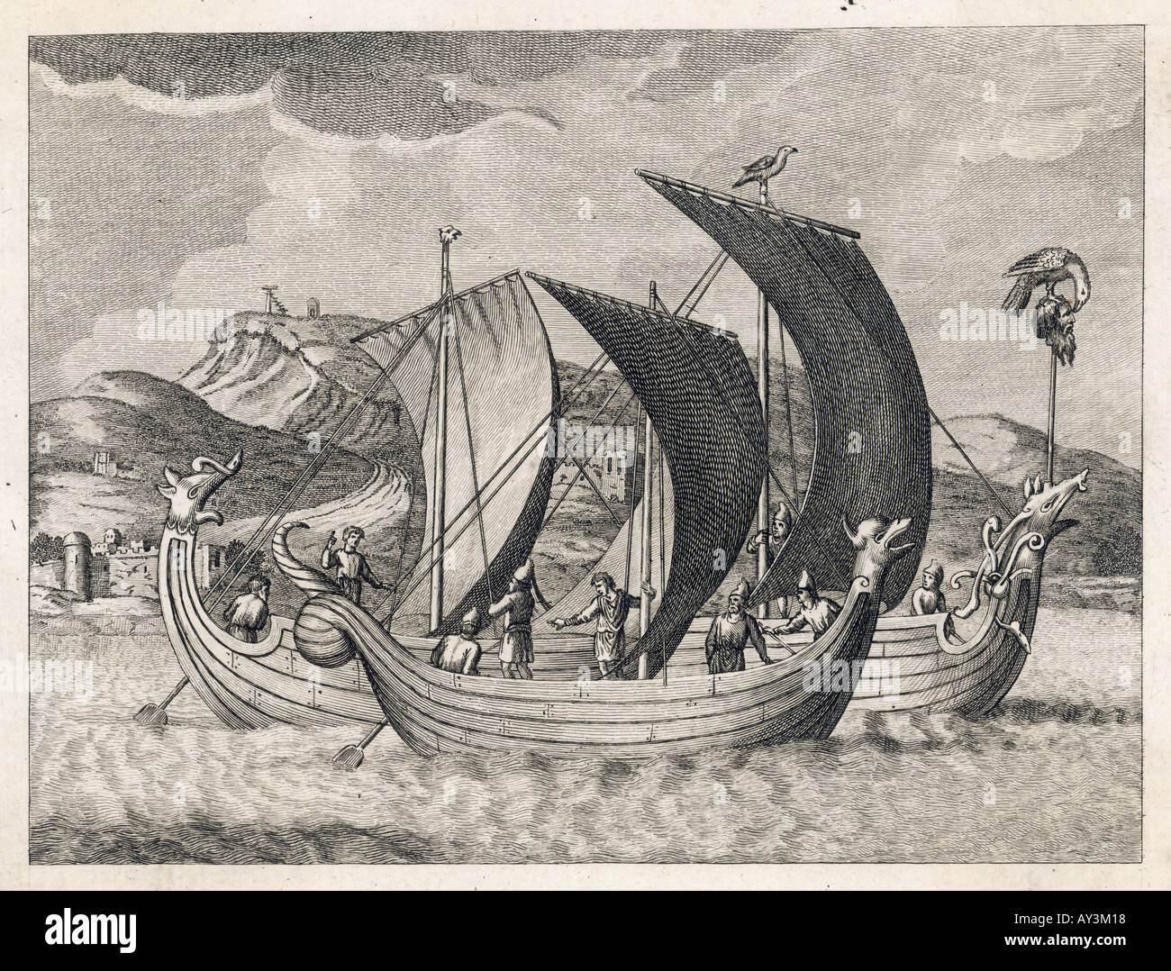 Saxon Sailing Ships High Resolution Stock Photography and Images - Alamy