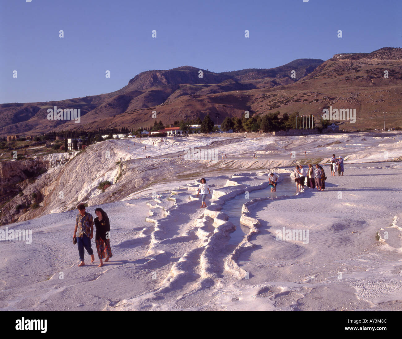 Turkey Pamukkale travertines Stock Photo - Alamy
